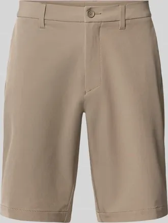 HUGO BOSS Slim Fit Chinoshorts mit B&uuml;gelfalten