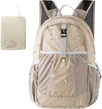 Generic Sac à dos pliable léger - Protection contre la pluie avancée, sac à dos daffaires, sac à dos de voyage en avion | Sac à dos de rangement étanche avec 