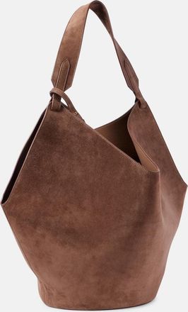 Khaite Tote Bag Lotus Medium aus Veloursleder