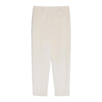 Pennyblack Karotten Fit Samthose - - Trousers - Damen - Wei&szlig; - XS