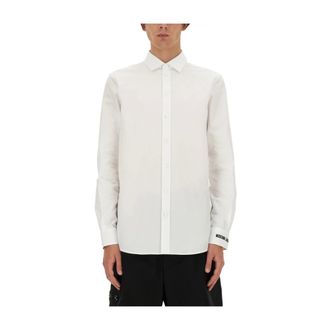 Moschino Homme, Chemises, Blanc, Taille: XL Casual Chemises