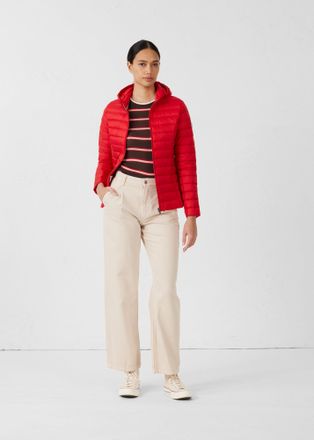 Jott Doudoune l&eacute;g&egrave;re &agrave; capuche Rouge carmin Cloe - Taille 3XL