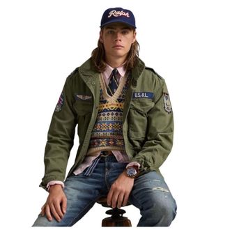 Polo Ralph Lauren Homme, Vestes, Vert, Taille: 2XL Veste saharienne surplus Polo Ralph Lauren - Taille: XS,Mati&egrave;re: 100% cotton,Couleur fournisseur: Olive mountain w/ p