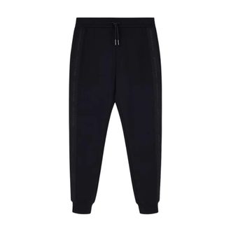 A|X Armani Exchange Regular Fit Hose aus gebondetem Stretch-Baumwolljersey - - Trousers - Herren - Schwarzk - L