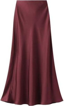 Onsoyours AMISENK Jupe taille haute en polyester - Couleur unie - Robe moulante tendance pour femme - Jupe pour bureau décontracté ou fête - Jupe taille haute, 