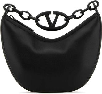 Valentino Garavani Femme, Sacs, Noir, Taille: ONE Size VLogo Moon Mini Hobo Bag