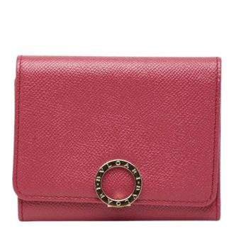 Bulgari Portefeuille vintage Pre-owned (tri-pli) - Femme - Pre-owned - Rose - Taille: ONE Size