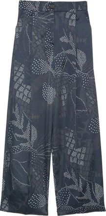 Emporio Armani Weite Hosen - - Trousers - Damen - Blau - XS