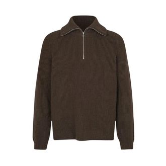 Sams&oslash;e & Sams&oslash;e Pull &agrave; col roul&eacute; Sarick - Homme - Pulls - Brun - Taille: XL