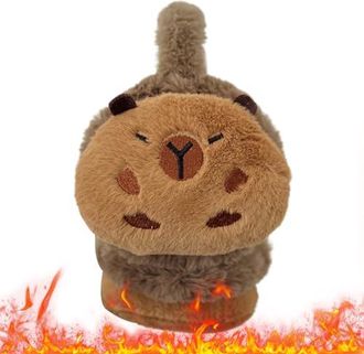 Generico Cache-oreilles mignons - Confort en peluche avec protection thermique, cache-oreilles chauds pour femme, pour les sports de plein air, les trajets en 