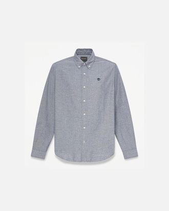 Timberland Gale River Langarm-Oxfordhemd f&uuml;r Herren in Dunkelblau, Herren, Blau, Gr&ouml;&szlig;e