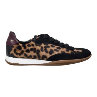 Baldinini Baskets en poulain imprim&eacute; l&eacute;opard - Femme - Chaussures - Beige - Taille: 40 EU