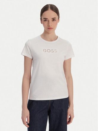 HUGO BOSS T-Shirt Eventsa11 50562055 Wei&szlig; Slim Fit