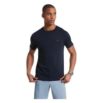 Michael Kors Baumwoll-T-Shirt mit Rundhalsausschnitt - - Tops - Herren - Blau - XL