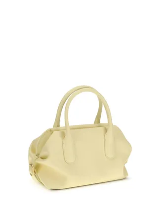 Themoir&egrave; Womens Tallia Trunk Small Handbag Pastel Yellow Others Materials Handbags Hand Bags