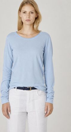 Hempage Hempage Damen vegan Langarmshirt Smoke Blue