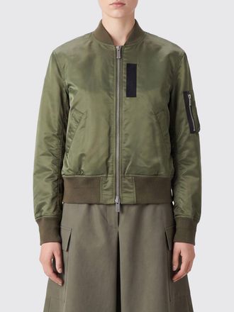 sacai Nylon-Bomberjacke von mit klassischem Kragen und elastischem Saum