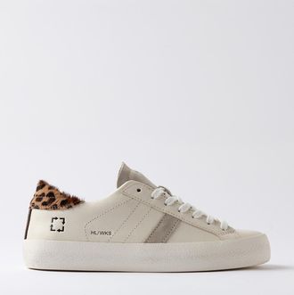 D.A.T.E. hill low workshop cream-leopard