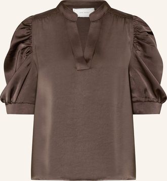 Neo Noir Neo Noir Blusenshirt Roella Aus Satin braun