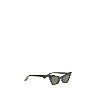Alexander McQueen Womens Black Plastic Sunglasses