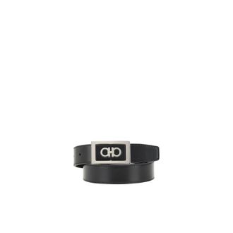 Ferragamo Wendbarer Gancio Schnalle Lederg&uuml;rtel - - Accessories - Herren - Schwarzk - 100 CM