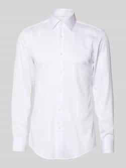 HUGO BOSS Slim Fit Businesshemd aus reiner Baumwolle Modell H-HANK KENT-C1