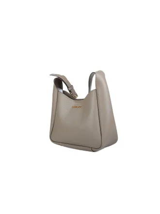 Michael Kors Pebbled Leather Shoulder Bag - Beige