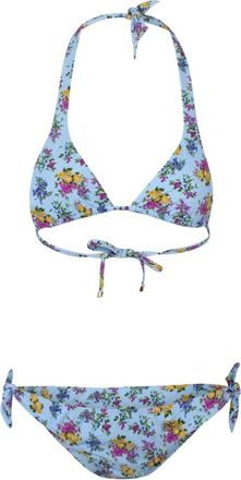 Dolce & Gabbana Femme, Maillots de bain, Multicolore, Taille: 38 FR Floral Print Triangle Bikini
