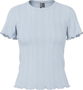 Pieces Female T-Shirt PCMARIE Pointelle