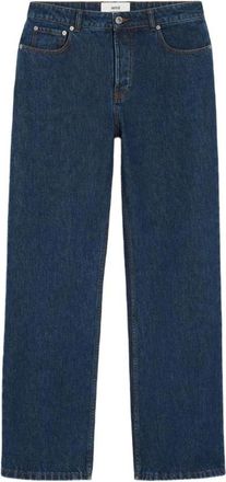 Ami Homme, Jeans, Bleu, Taille: W32 Jean Droit en Denim