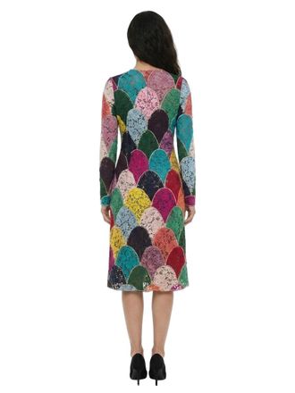 Dolce & Gabbana Womens Multicolor Cotton Casual Dress