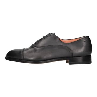 Santoni Schn&uuml;rschuhe aus Leder - - Shoes - Herren - Grau - 40 EU