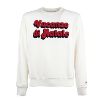 MC2 Saint Barth Wei&szlig;e Weihnachtssweatshirt Regular Fit - - Sweatshirts & Hoodies - Herren - Wei&szlig; - XL