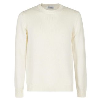 Roberto Collina Homme, Pulls, Blanc, Taille: XL Pulls &agrave; col rond