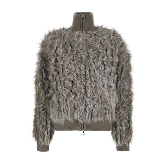 P.A.R.O.S.H. Bomber - - Jackets - Damen - Beige - S