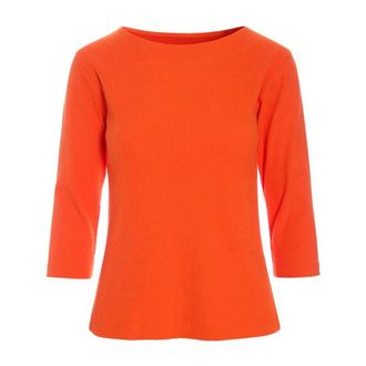 Bitte Kai Rand Rippstrick-Bluse - - Tops - Damen - Orange - XS