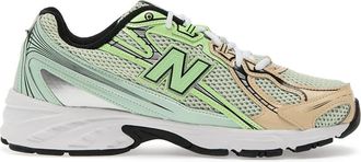 New Balance baskets 740 à empiècements en résille - Vert