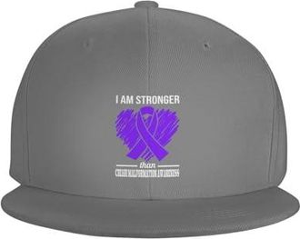 Generic Je suis Plus Forte Que La Sensibilisation &Agrave; La Malformation De Chiari Homme Femme Strapback Cap Mode Snapback Chapeau Snapback Casquette Hip Hop pour 