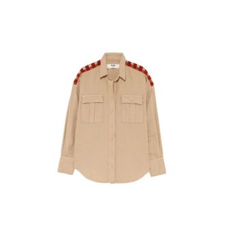 Five Jeans C&eacute;cilia Shirt - - Blouses & Shirts - Damen - Beige - XS