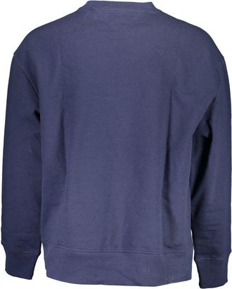 Tommy Hilfiger Logo-Embroidered Cotton Sweatshirt - Blue
