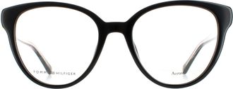 Tommy Hilfiger Katzenaugen Damen Schwarz TH 1842
