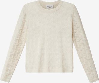 Isabel Marant Pull Obeline En Alpaga - Femme - &Eacute;cru - Taille34 - Marant &Eacute;toile