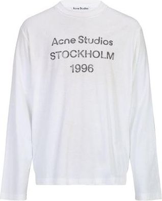 Acne Studios T-shirt en coton m&eacute;lang&eacute;