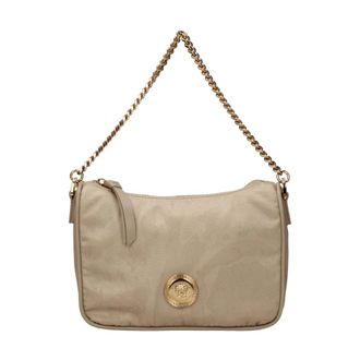 Versace Medusa Kopf Jacquard Schultertasche - - Bags - Damen - Beige - ONE SIZE
