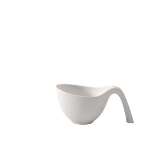 Villeroy & Boch Flow Bol avec anse, Porcelaine Premium, Blanc