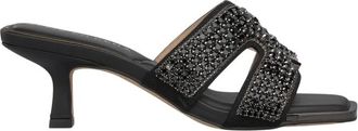 Alma En Pena Alma EN Pena, Femme, Chaussures, Noir, Taille: 40 EU Sandale &agrave; Double Bride Avec Strass