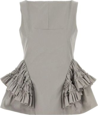 Dries Van Noten Femme, Blouses et Chemises, Gris, Taille: 42 FR Casey Top