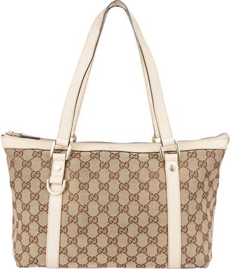 Gucci Crossbody Bags - Gucci GG Monogram Abbey Handbag - Gr. unisize - in Braun - f&uuml;r Damen
