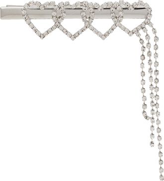 8 by YOOX GLITTER MULTIPLE HEARTS HAIRCLIP