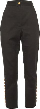 Dolce & Gabbana pantalon &agrave; bandes contrastantes 2024 - Noir